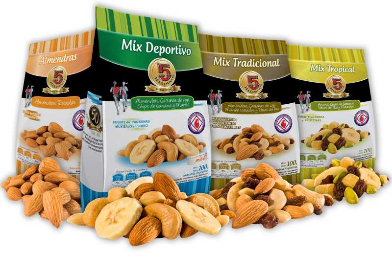 Los 5 Hispanos S.A, te acercan a tu góndola de snacks “MIX DE FRUTOS ...