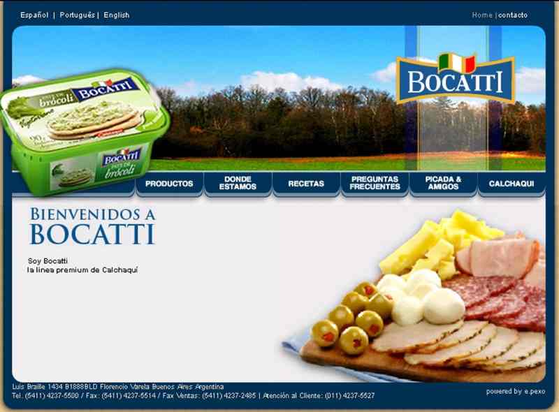 Bocatti y Calchaquí presentan su nueva página web | Todo en un click