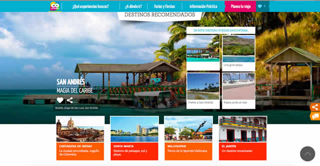 285 destinos de Colombia en el nuevo portal de turismo colombia.travel ...